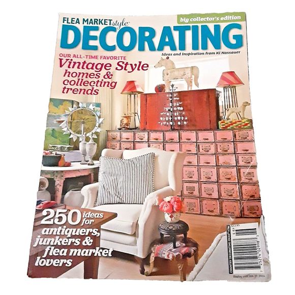 Accents | Flea Market Style Decorating Magazine 214 Big Collectors ...
